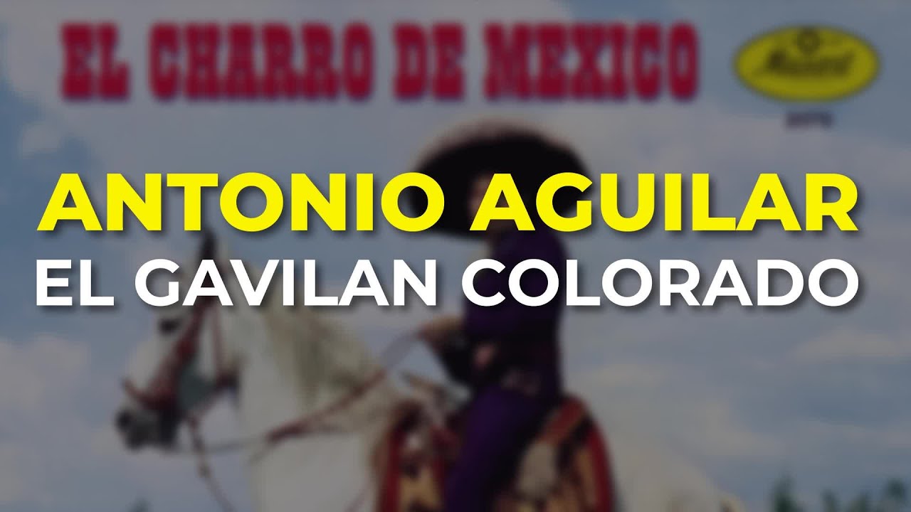 Antonio Aguilar - El Gavilan Colorado (Audio Oficial) - YouTube
