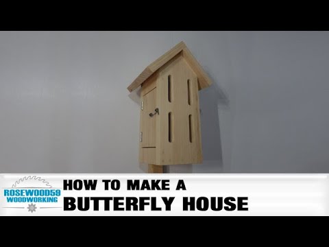 How To Make A Butterfly House - YouTube
