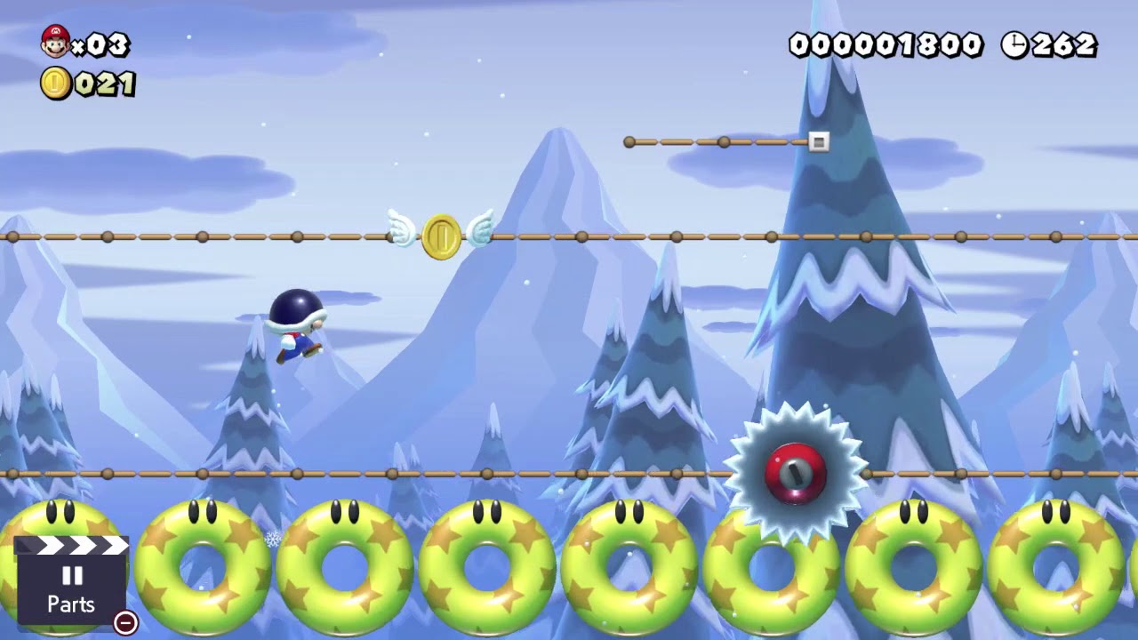 Super Mario Maker 2 – Level 34: Bumper Jump Around - Walkthrough - YouTube