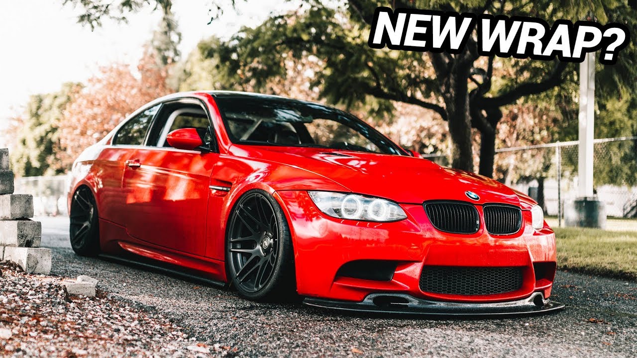 NEW WRAP FOR THE BMW E92 M3!? *Ruined...* - YouTube
