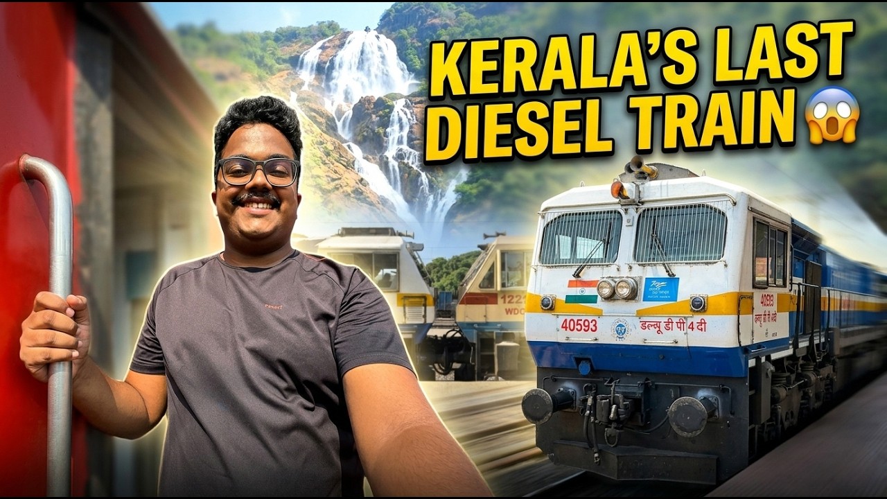 Kerala’s Last Diesel Train 😱 Why This Still Runs? | Poorna Express Pune ...