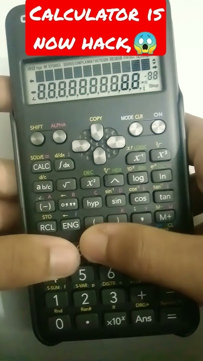 casio fx -100MS. calculator hacking prank😂😂😂with friends.#shorts - YouTube