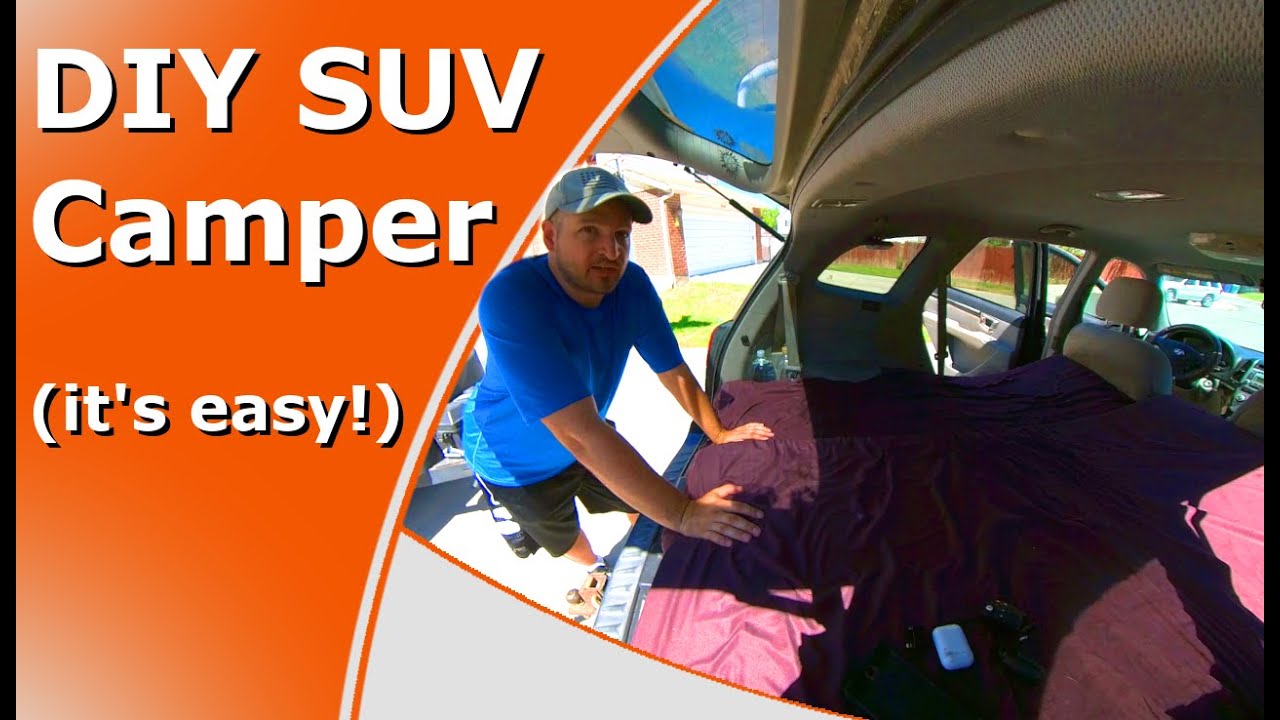 How I Built my SUV Camper --- 2007 Hyundai Santa Fe --- Joyful Camping ...