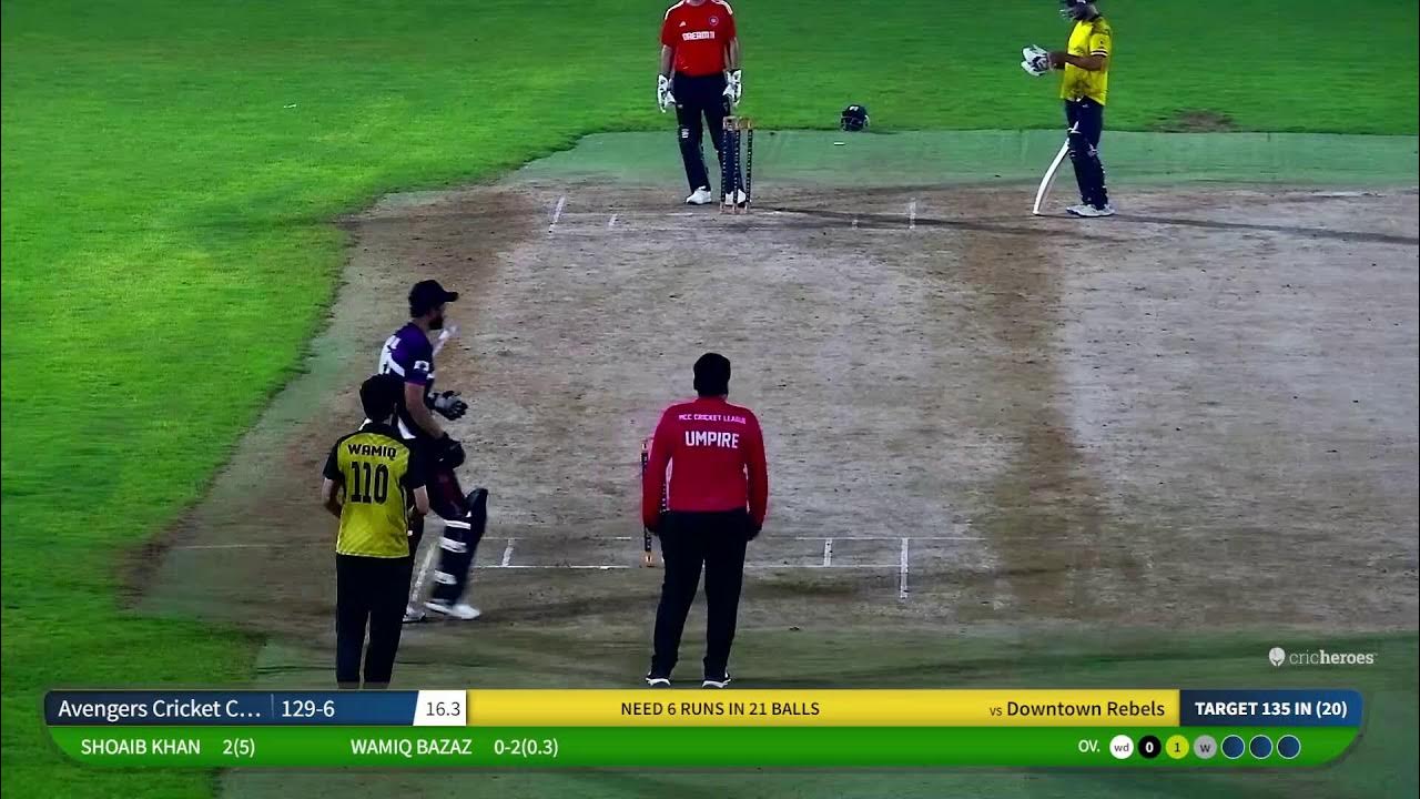 Downtown Rebels vs Avengers Cricket Club 11 | MCC Saturday Showdown XIII | MCC Cricket League ...