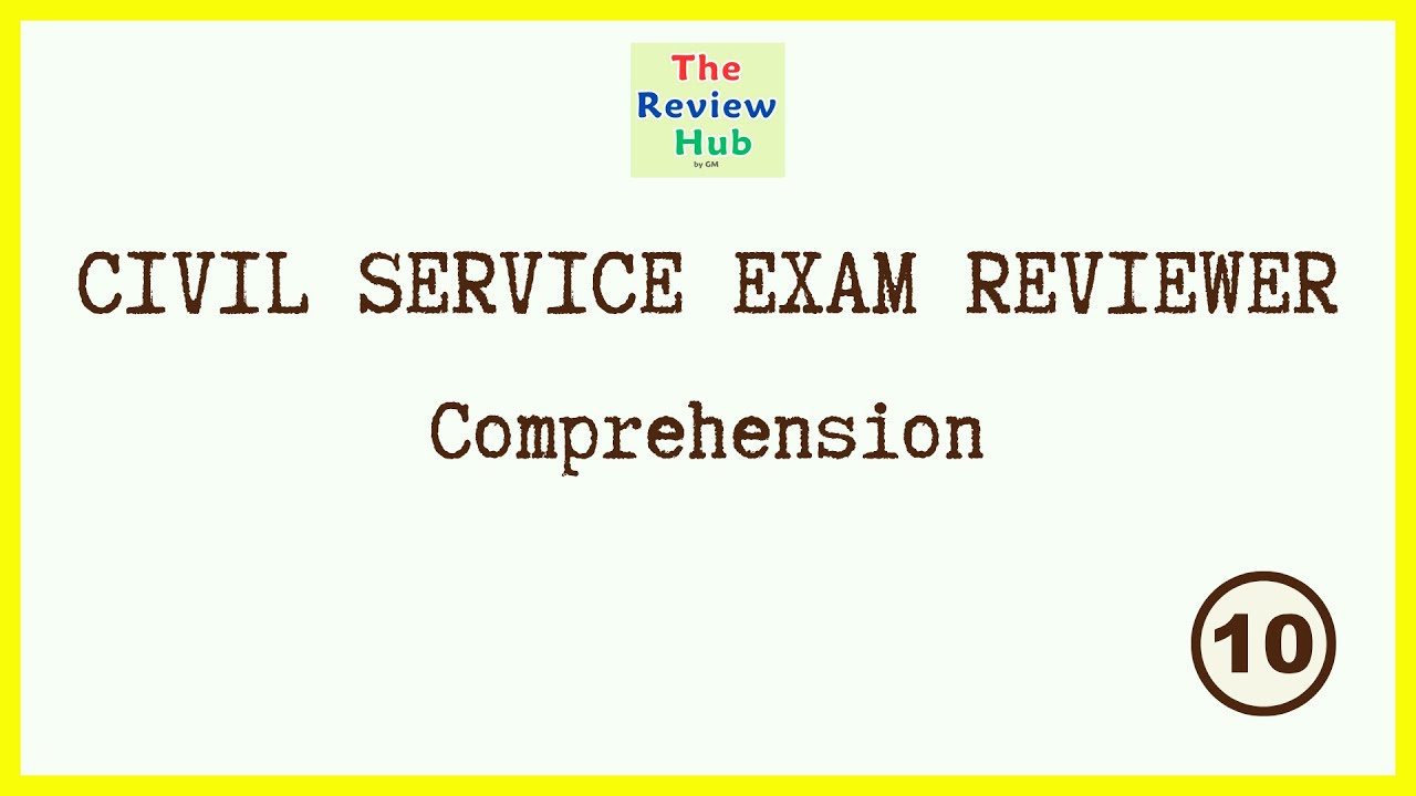 Civil Service Exam 2026 |Verbal Ability | Reading Comprehension 10 ...