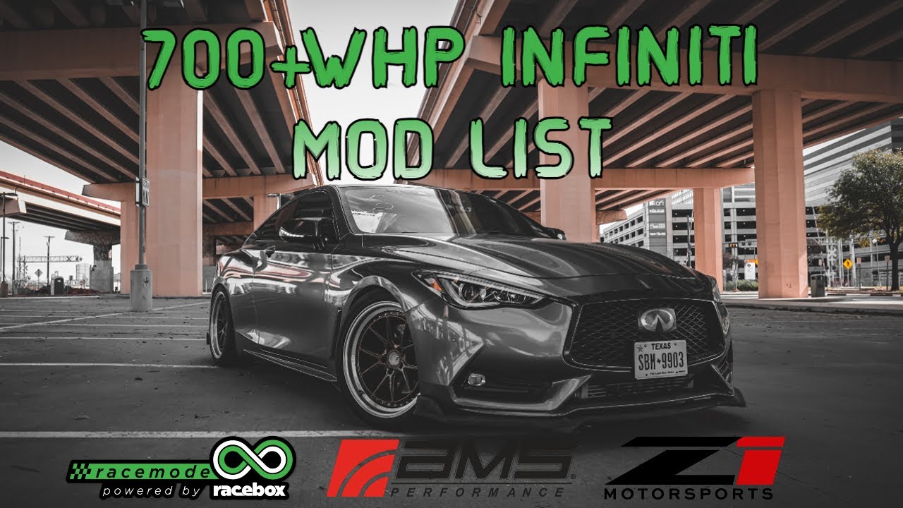 700+WHP Infiniti Q60 Mod List - YouTube