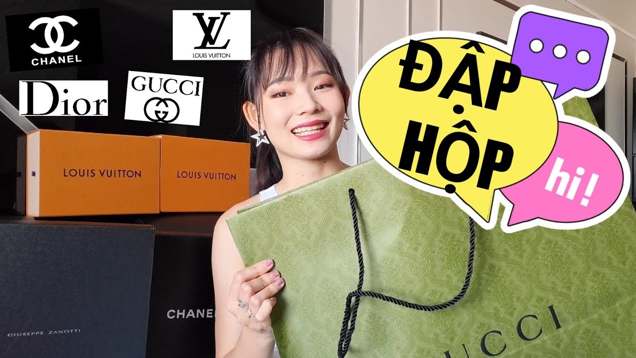 ĐẬP HỘP CHANEL, LV, GUCCI, DIOR, GIUSEPPE ZANOTTI | Unboxing | MIMI ...
