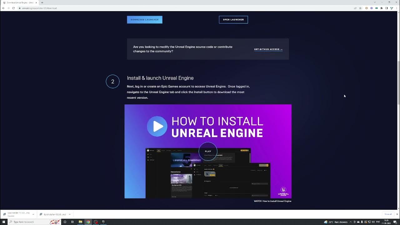 Introducing Unreal 4 : Installation Part Two - YouTube
