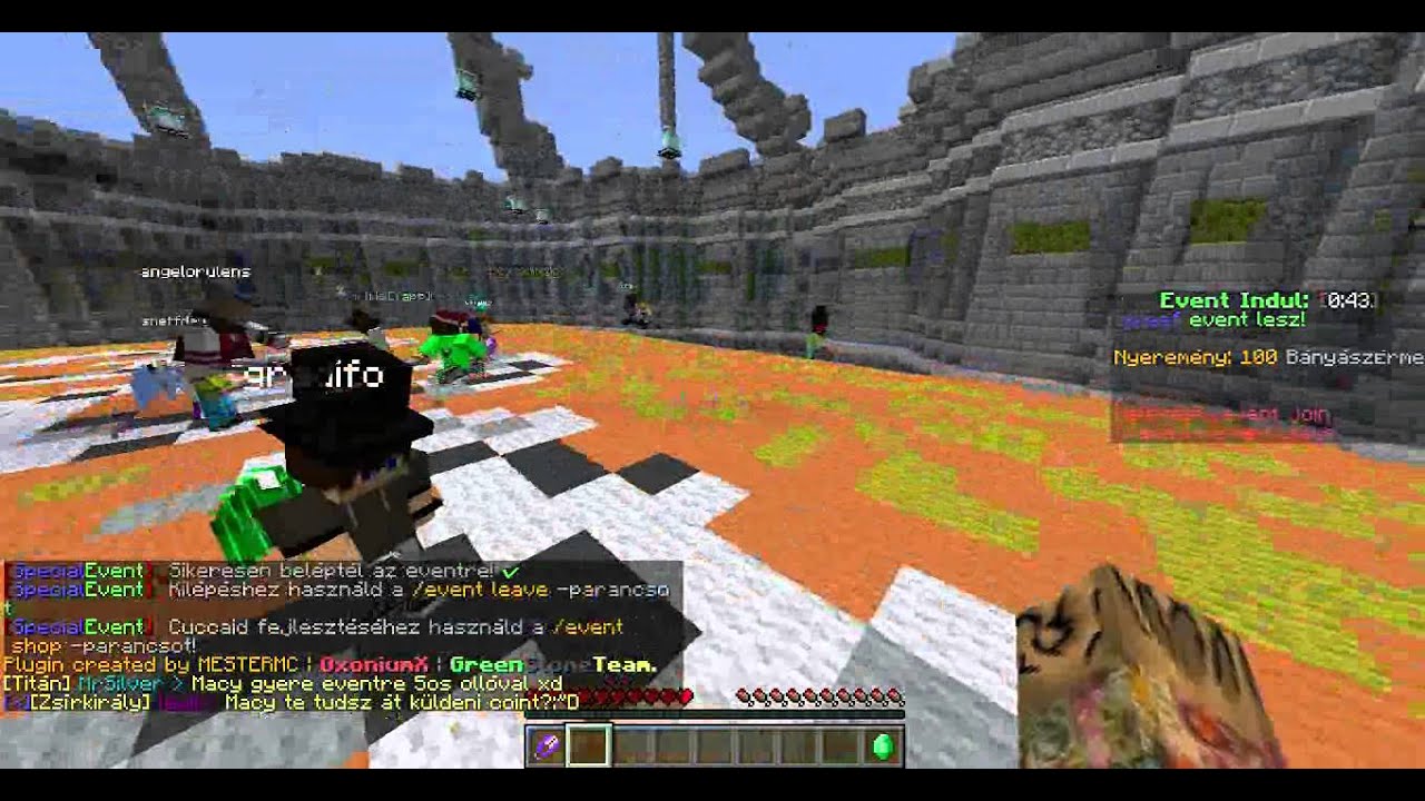 MesterMC eventezés #20 speciális kiadás egy staffal :D - YouTube