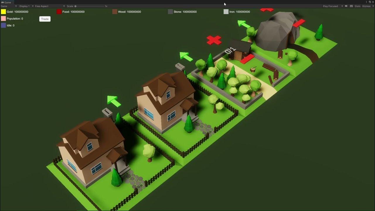 City Building Game - Unity & Blender - Dev Log 1 - YouTube