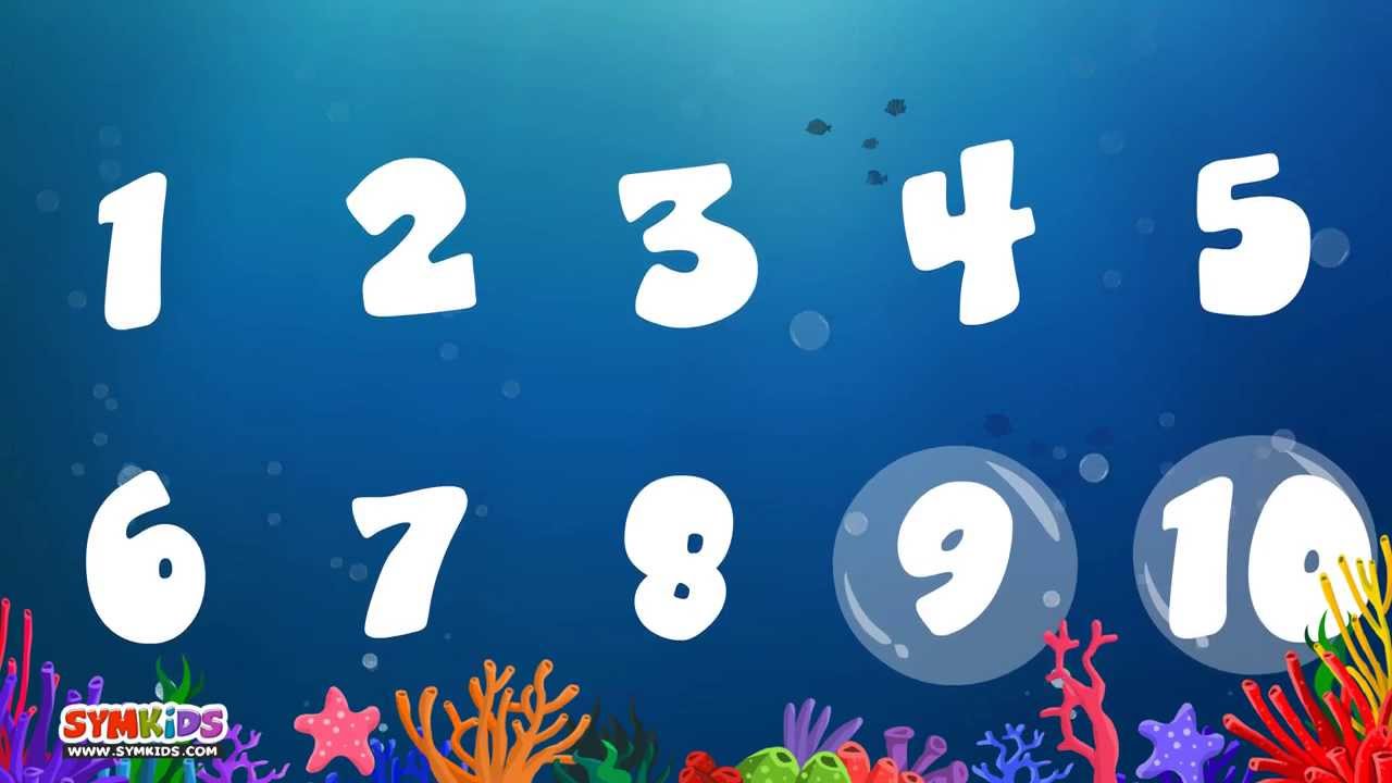 Numbers | 10 numbers | 123 numbers |10 Little Numbers song for Children ...