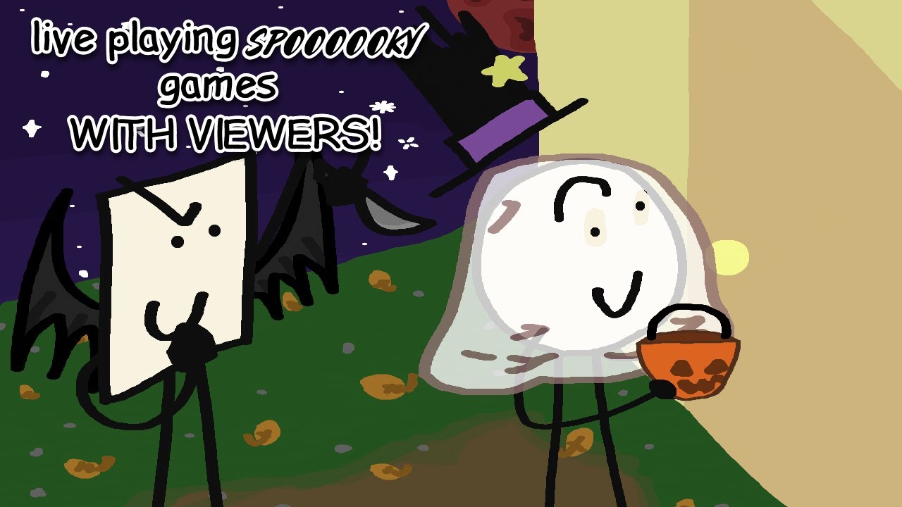 playing SPOOOOOKY games with viewers!!! - YouTube