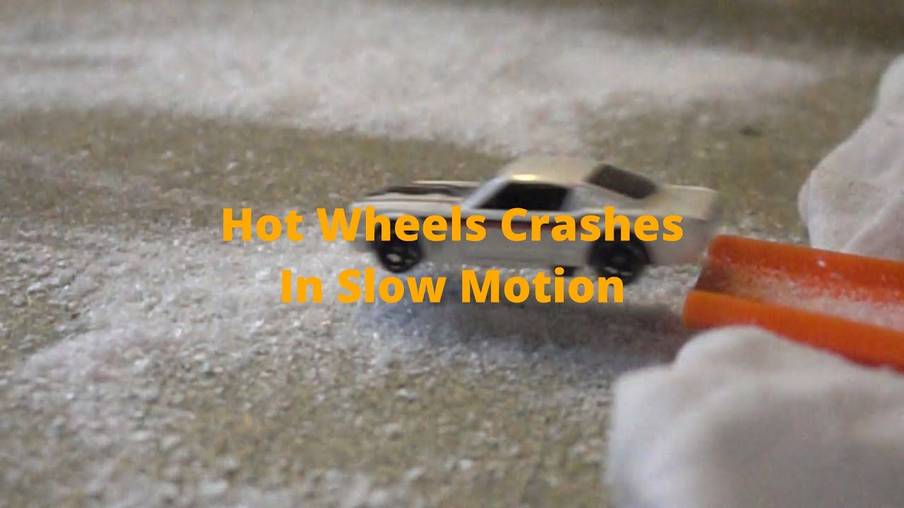 COOL Hot Wheels Car Crashes In Slow Motion 1000 FPS - YouTube
