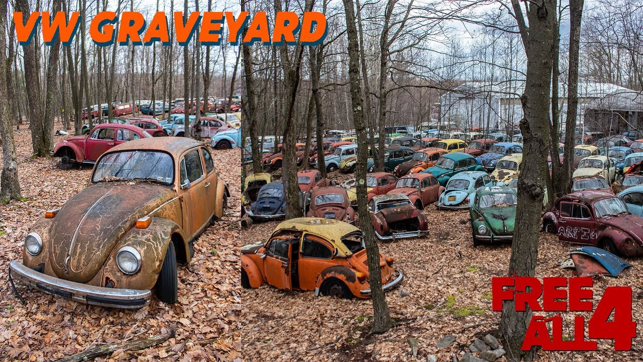 Exploring Abandoned Volkswagen Graveyard (Pennsylvania Forest) - YouTube