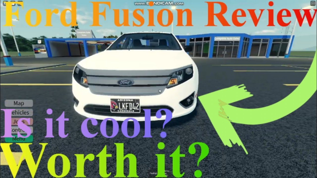 Ford Fusion Review | Central Kansas Roleplay | Roblox - YouTube