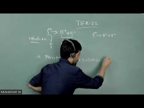 TIFR-2022 Particle Physics solution - YouTube