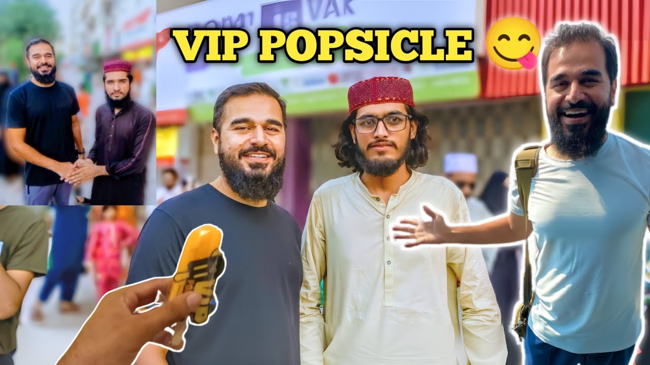 Unbelievable Meeting with Mustafa Hanif at his Vip Popsicle Shop ...