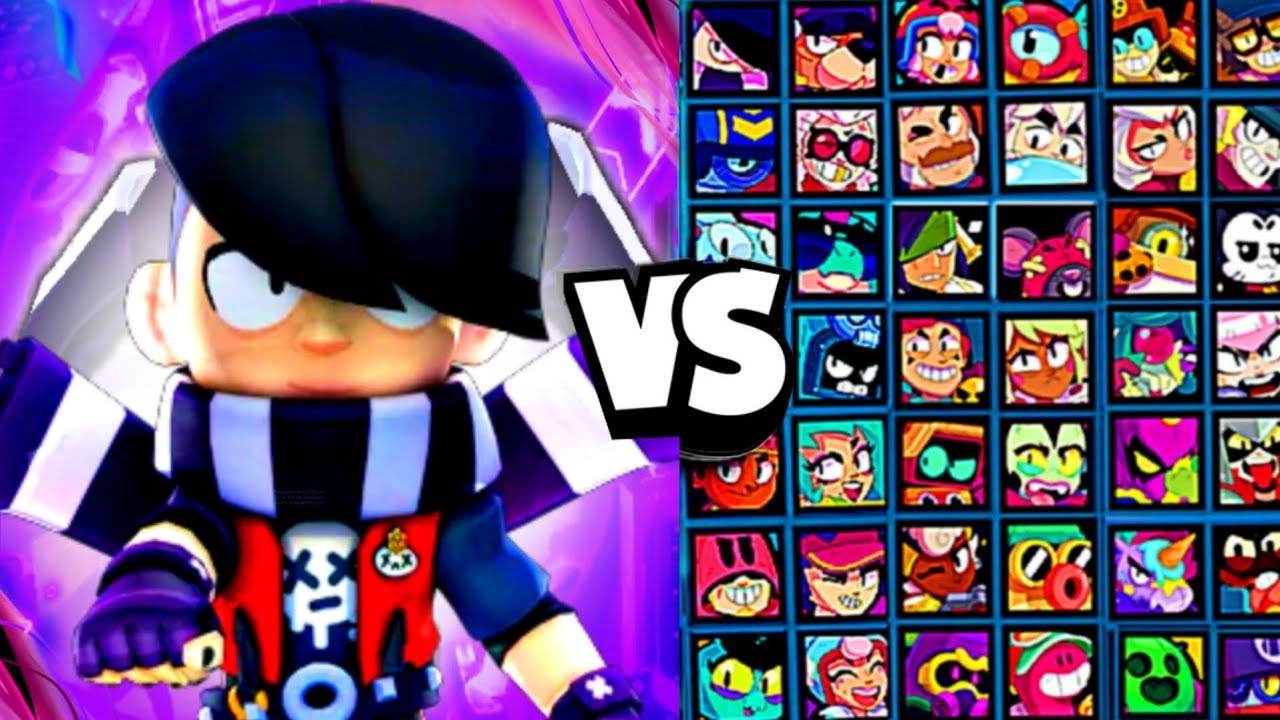 EDGAR vs TODOS BRAWLERS COM SUPER & GADGET & STARPOWER! | Brawl Stars ...