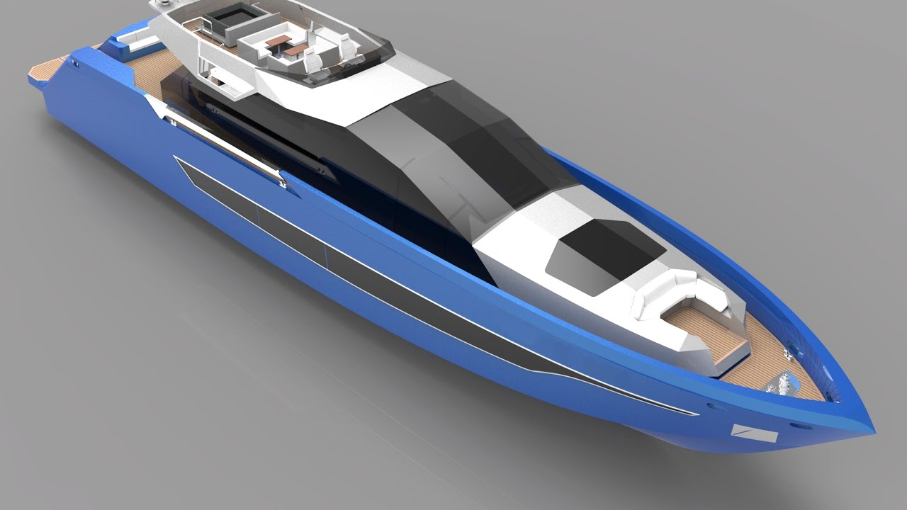 Super yacht 3D animation Project mapping 요트 애니메이션 프로젝트 맵핑 - YouTube