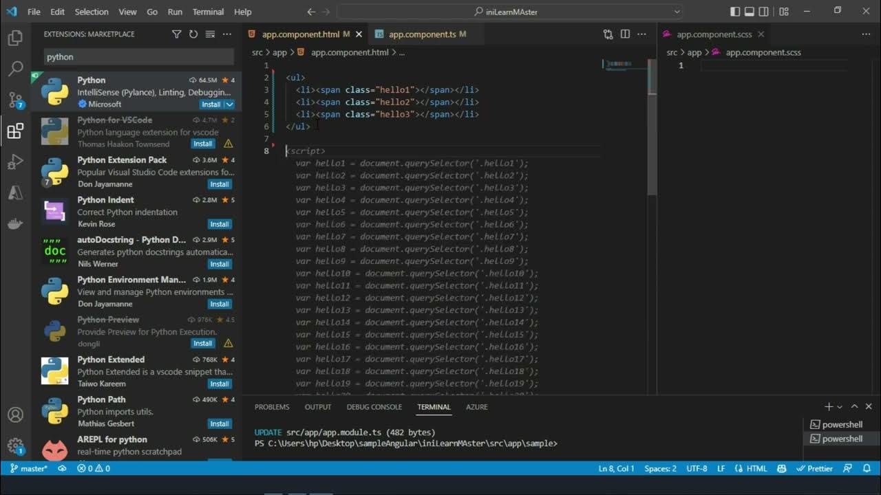 Easy to write large codes using Emmets in HTML | inilearn.com - YouTube