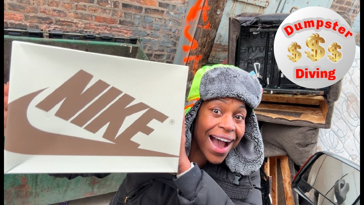 Dumpster Diving | Found a SUPER Expensive Travis Scott Nike Shoe Box ...