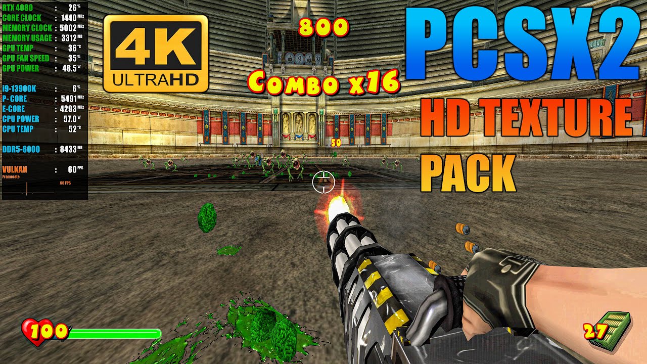 Serious Sam Next Encounter | PCSX2 Nightly | HD Texture Pack | Playable ...