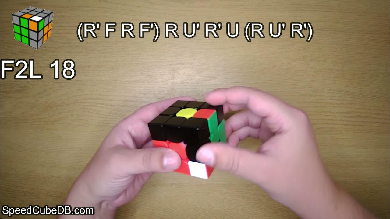 F2L Algorithms, FR Slot - F2L 18 [RUF] - YouTube