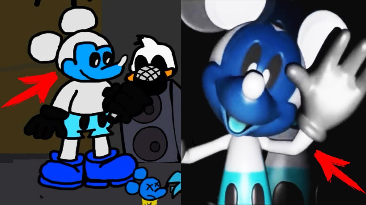 References in Photo Negative Mickey FNF | FNF Vs Mickey Mouse | Part 25 ...