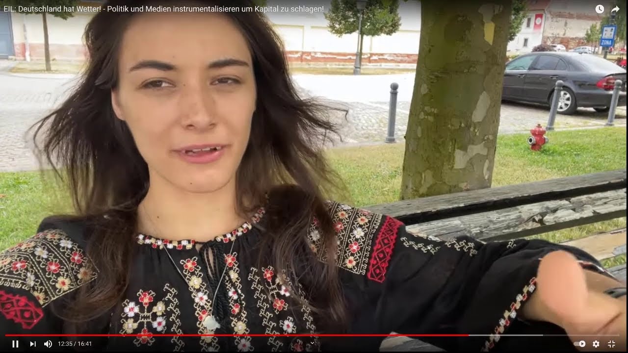 Carolin Matthie erzählt Unsinn über den Klimawandel und Unwetter - YouTube