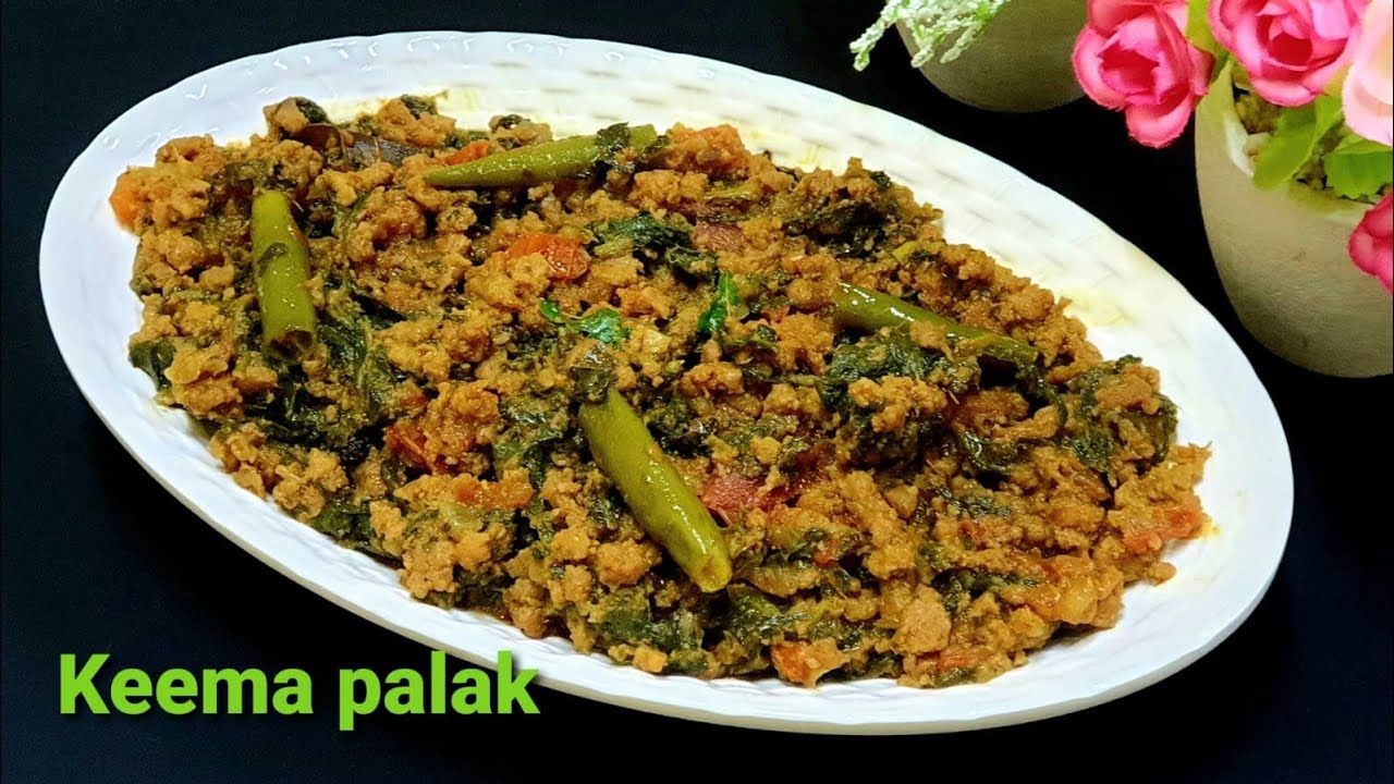 Keema palak Recipe | Palak keema Recipe | Tasty palak Qeema | Mutton ...