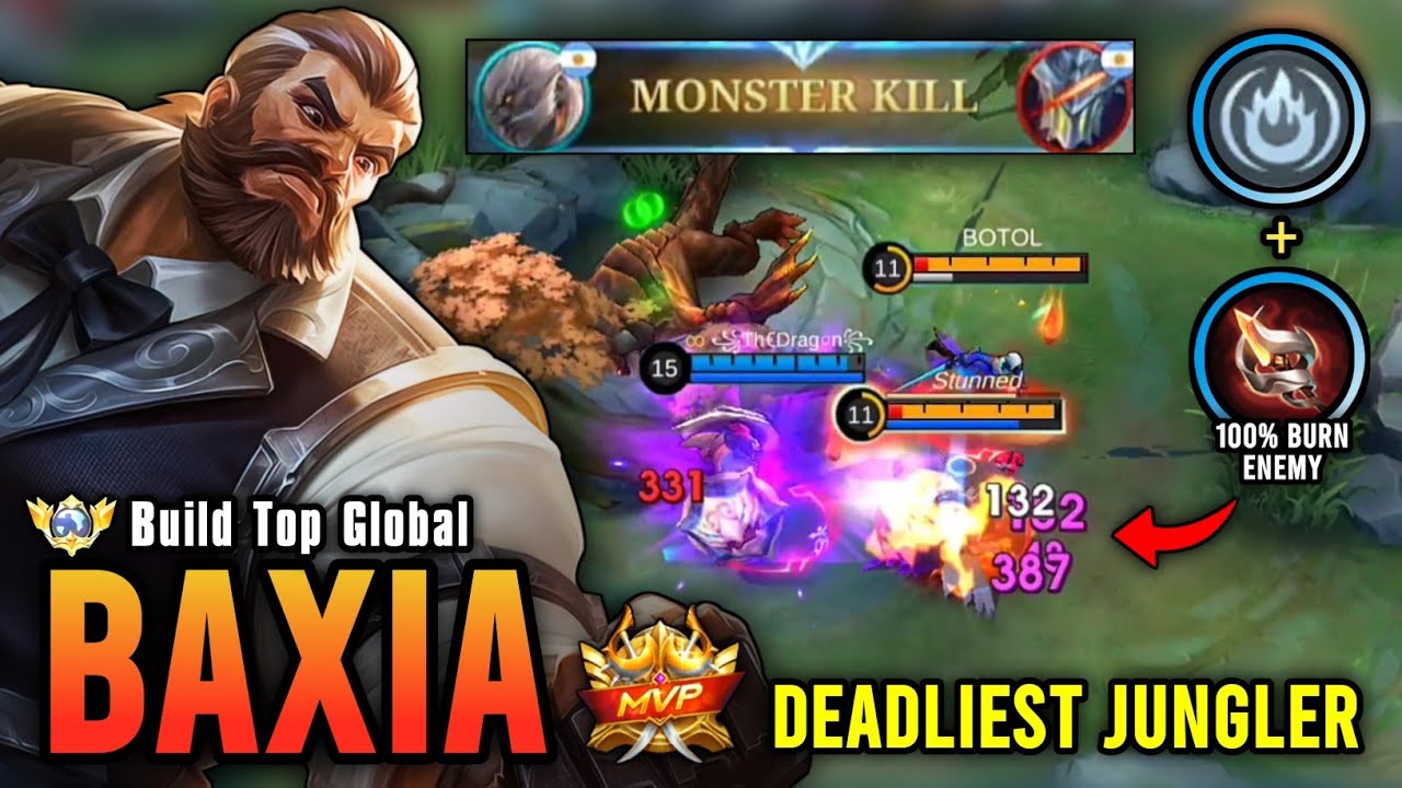 BURN ENEMY!! BAXIA BEST BUILD 2024 | TOP GLOBAL BAXIA GAMEPLAY - MOBILE ...