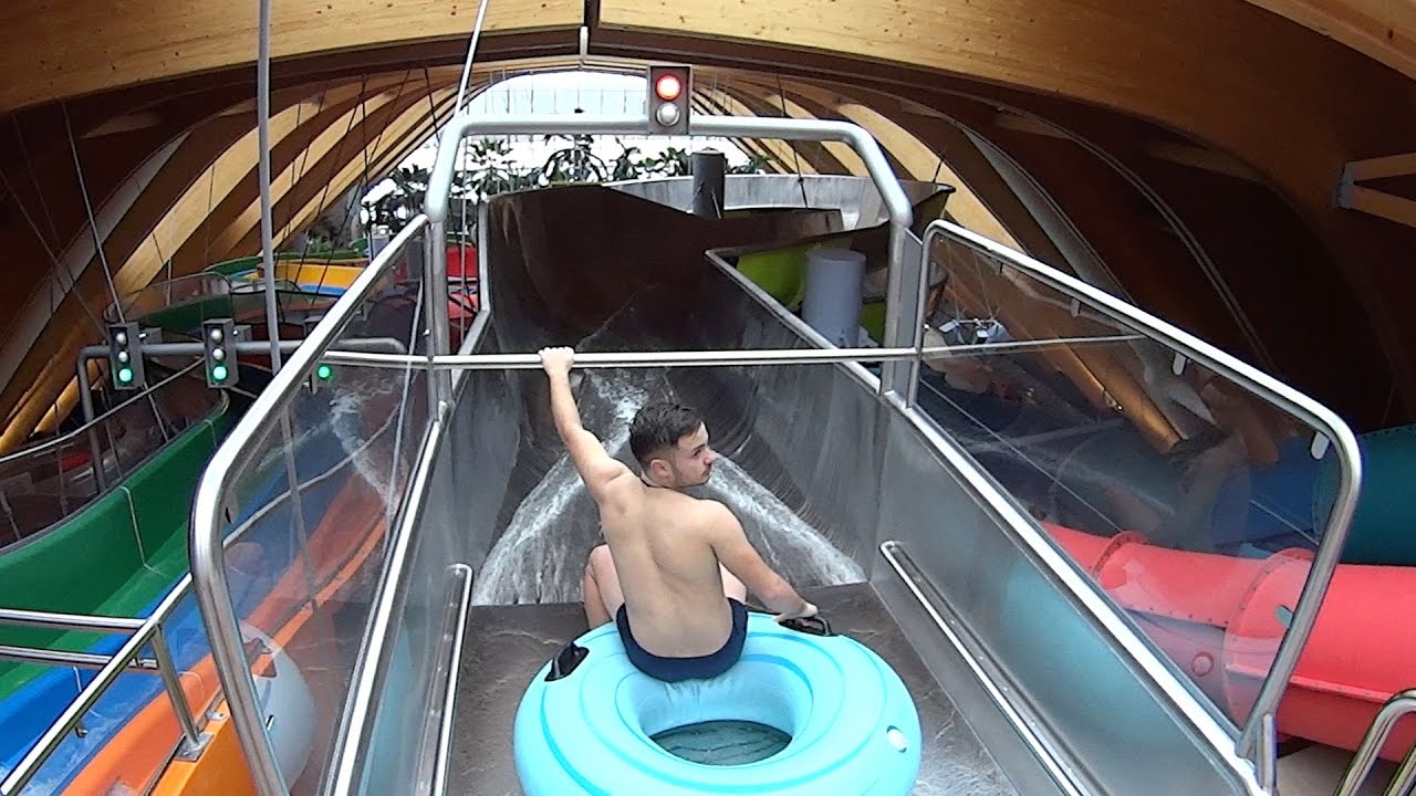 Strange Galaxy Water Slide at Therme Bucuresti - YouTube