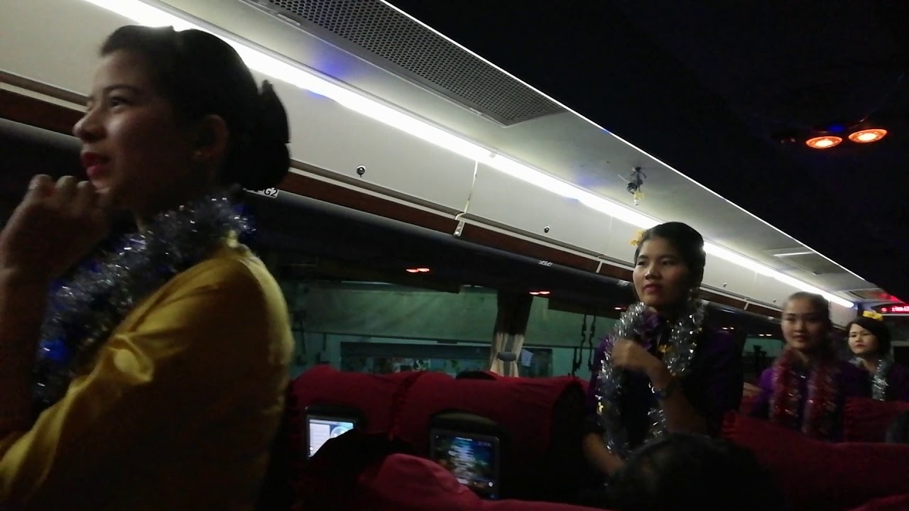 A Blessing Dance From JJ Bus Express 2019 (Yangon to Bagan)🇲🇲 - YouTube