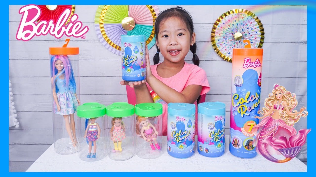 Barbie Color Reveal Mermaid Dolls - YouTube