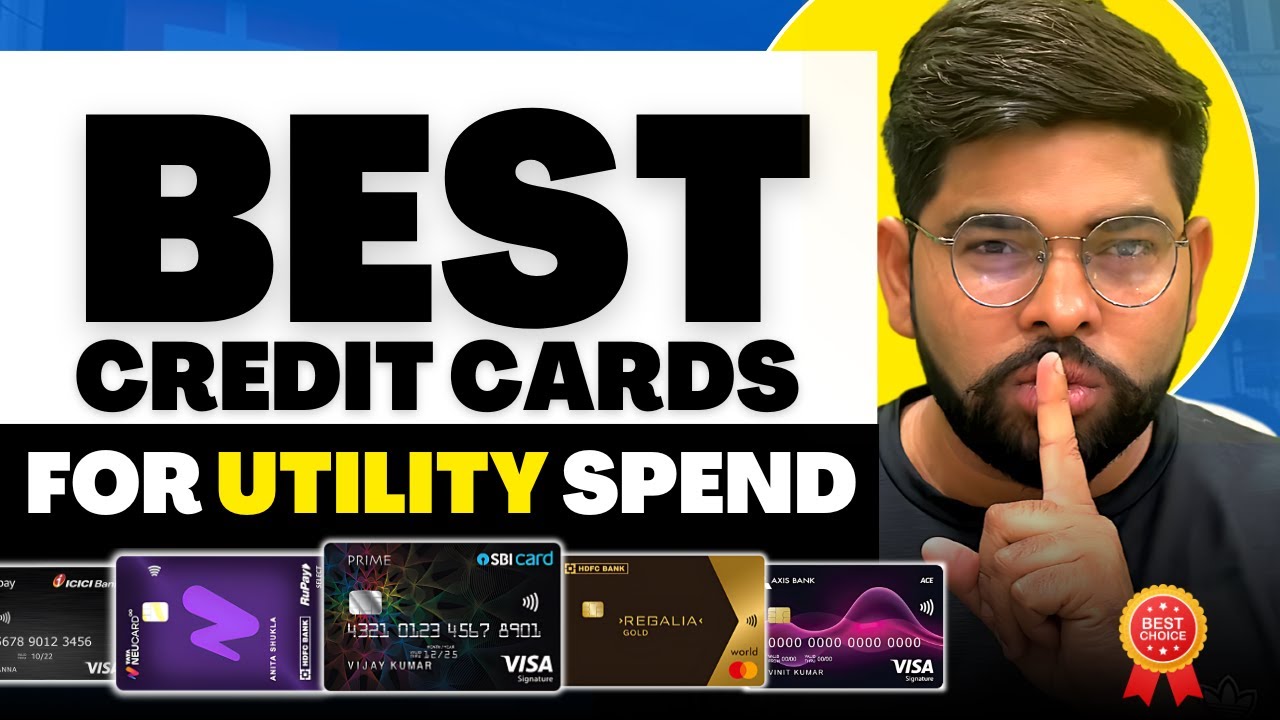 5 Best Credit Cards for Utility Spends || Get Maximum Cashback on ...