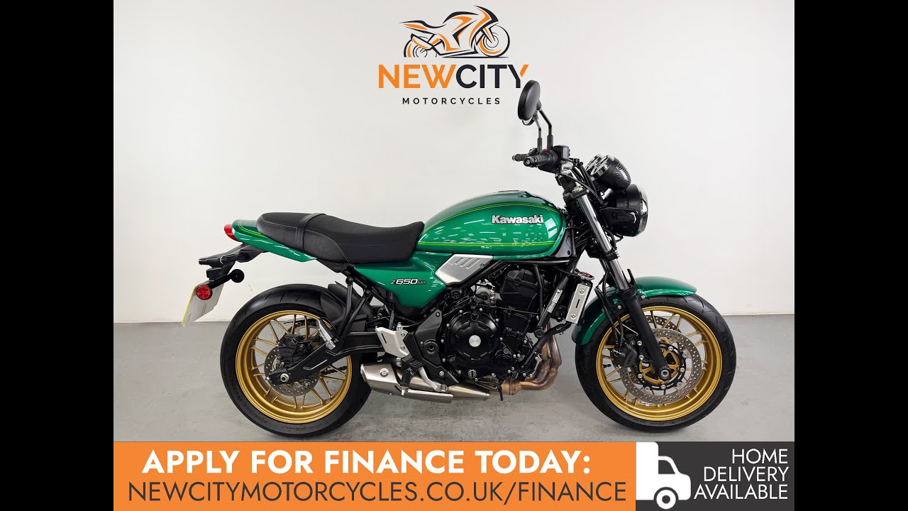 Kawasaki Z650 RS Green 2170 Miles Used - YouTube