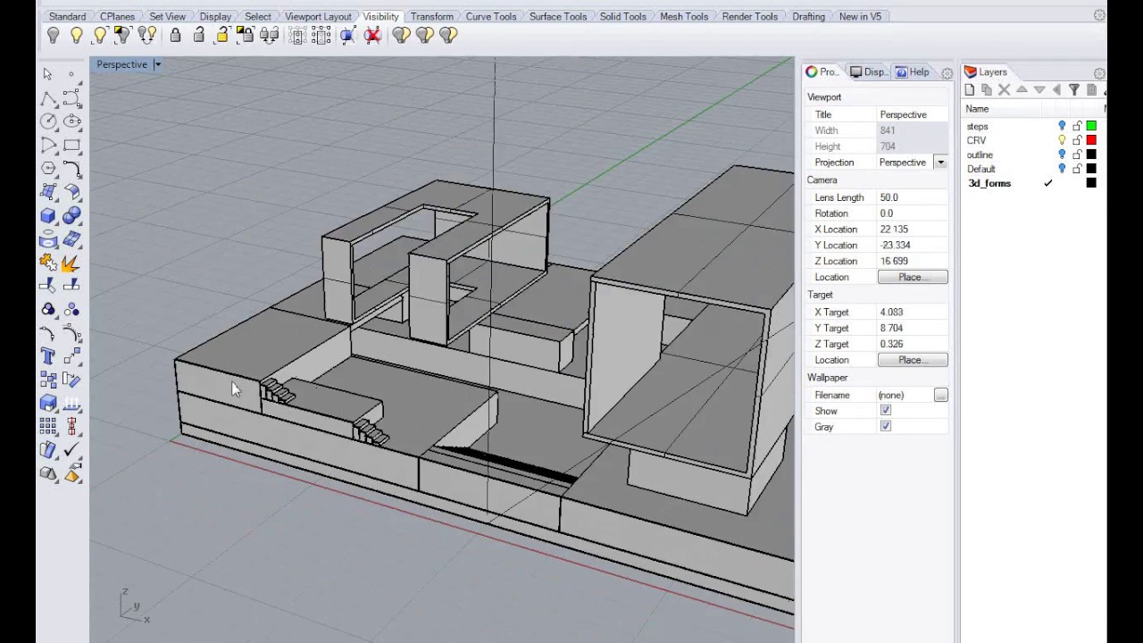 Rhino Modelling + Illustrator Section Poshe - YouTube