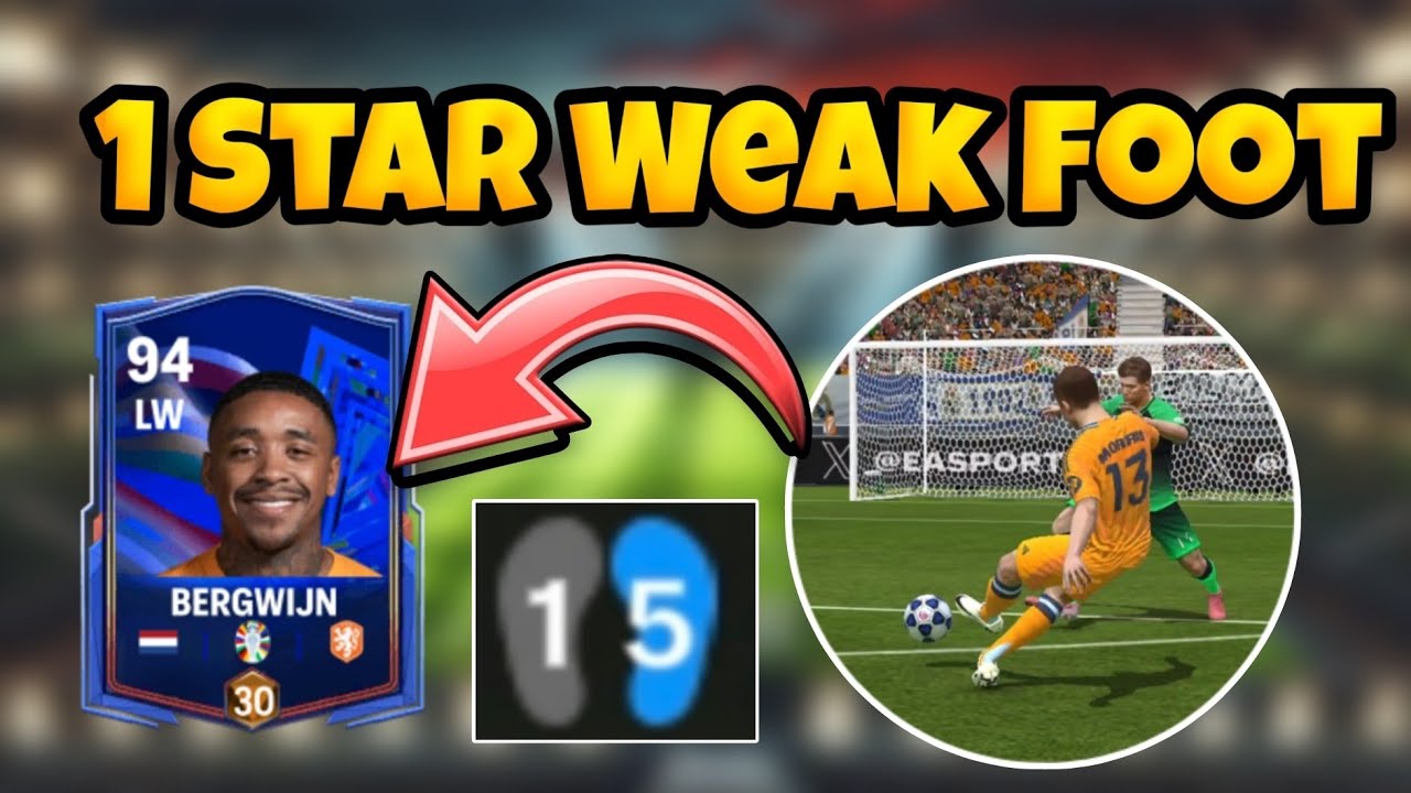 I Scored Weak Foot Goal With 1 star Weak Foot | FC MOBILE - YouTube