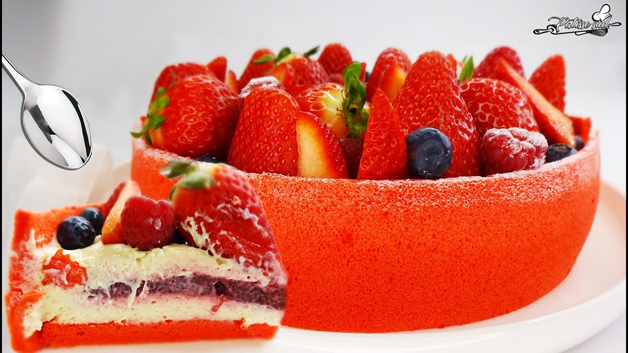 Entremet fruits rouges hyper bon - YouTube