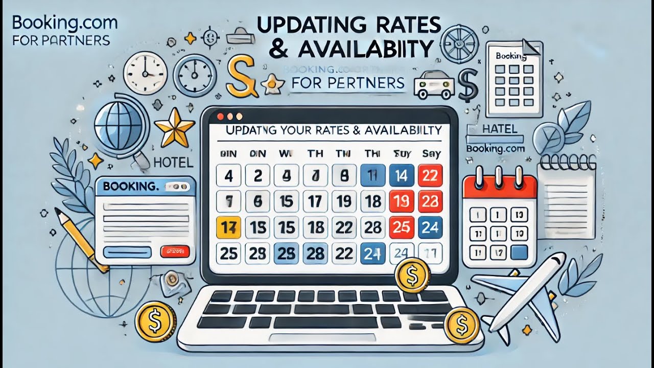 Updating your rates and availability Booking.com for Partners - YouTube