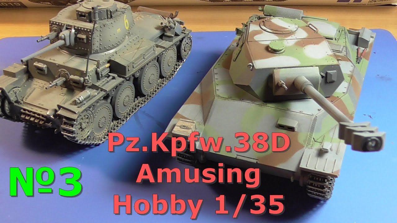 Pz Kpfw 38D 1/35 Amusing Hobby - YouTube