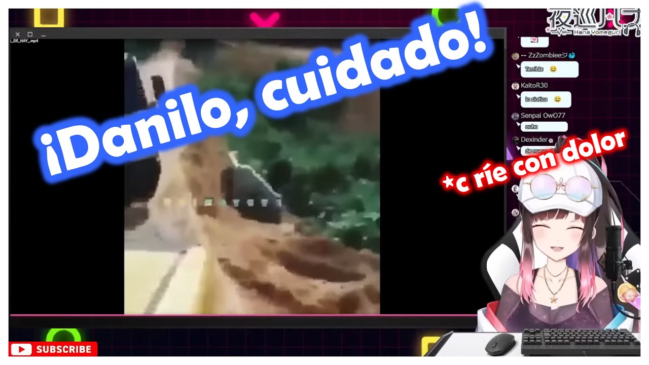Hana y su reacción a la caída de ''Danilo'' xD - YouTube