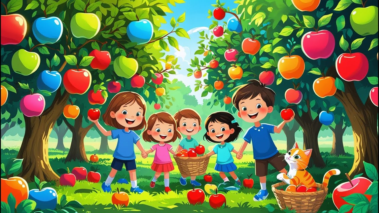 Learn Colors With Apples | Colorful Apples for Kids | Fun Learning ...