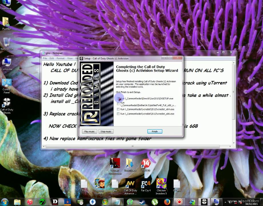 CALL OF DUTY GHOSTS RAM FIX & FULL CRACK - YouTube