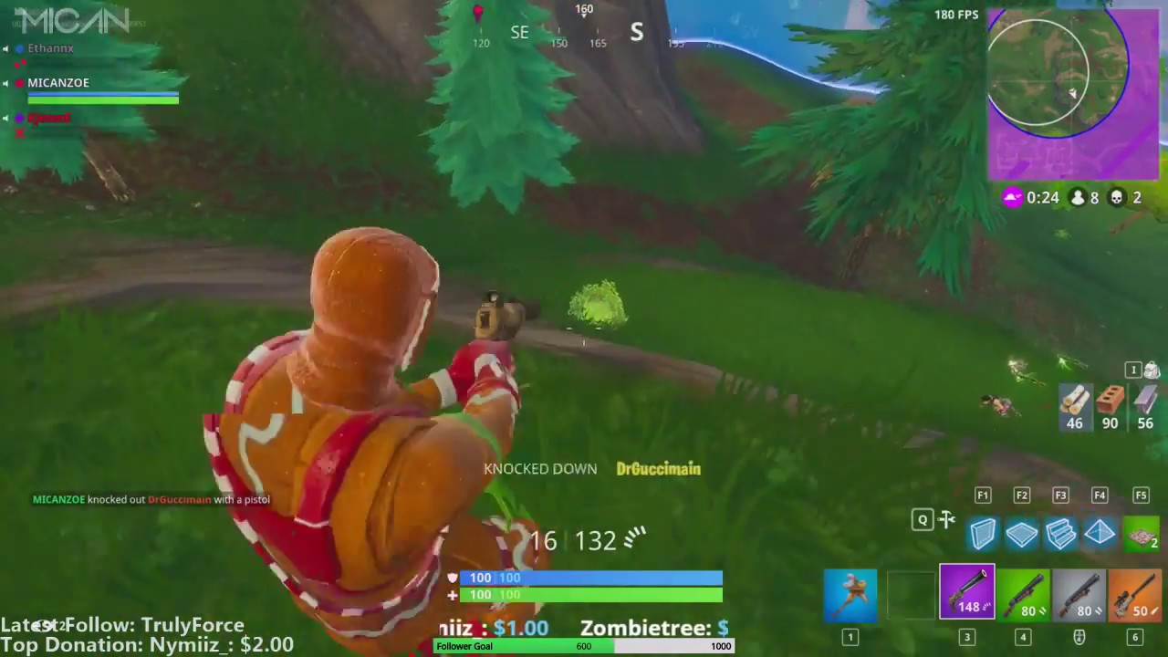 Fortnite - 1v4 Clutch against CiccioGamer89 - YouTube