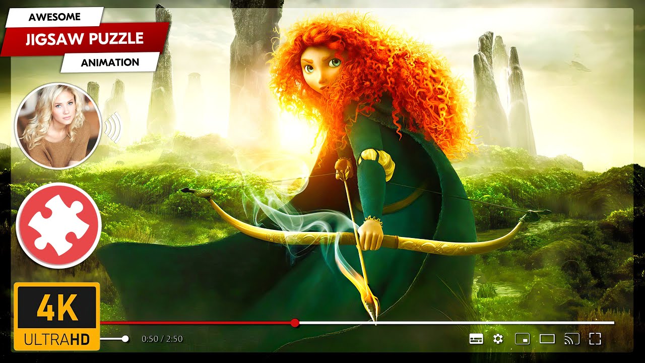 Brave 2012 Remastered 4K UHD with Jigsaw Puzzle Animation and Quick ...