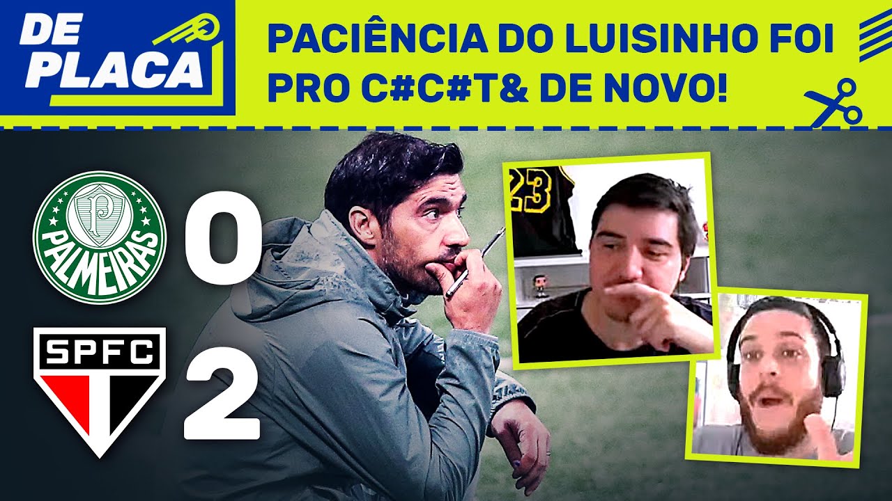 ABEL ERROU AO ESCALAR RESERVAS CONTRA O SÃO PAULO? LUIS PERDEU A LINHA ...