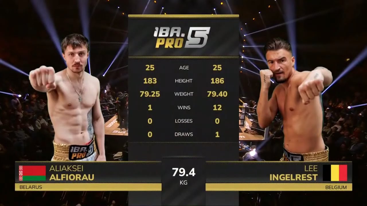 Aliaksei Alfiorau 🇧🇾 vs Lee Ingelrest 🇧🇪 | IBA.PRO 5 | May 2, 2025 ...