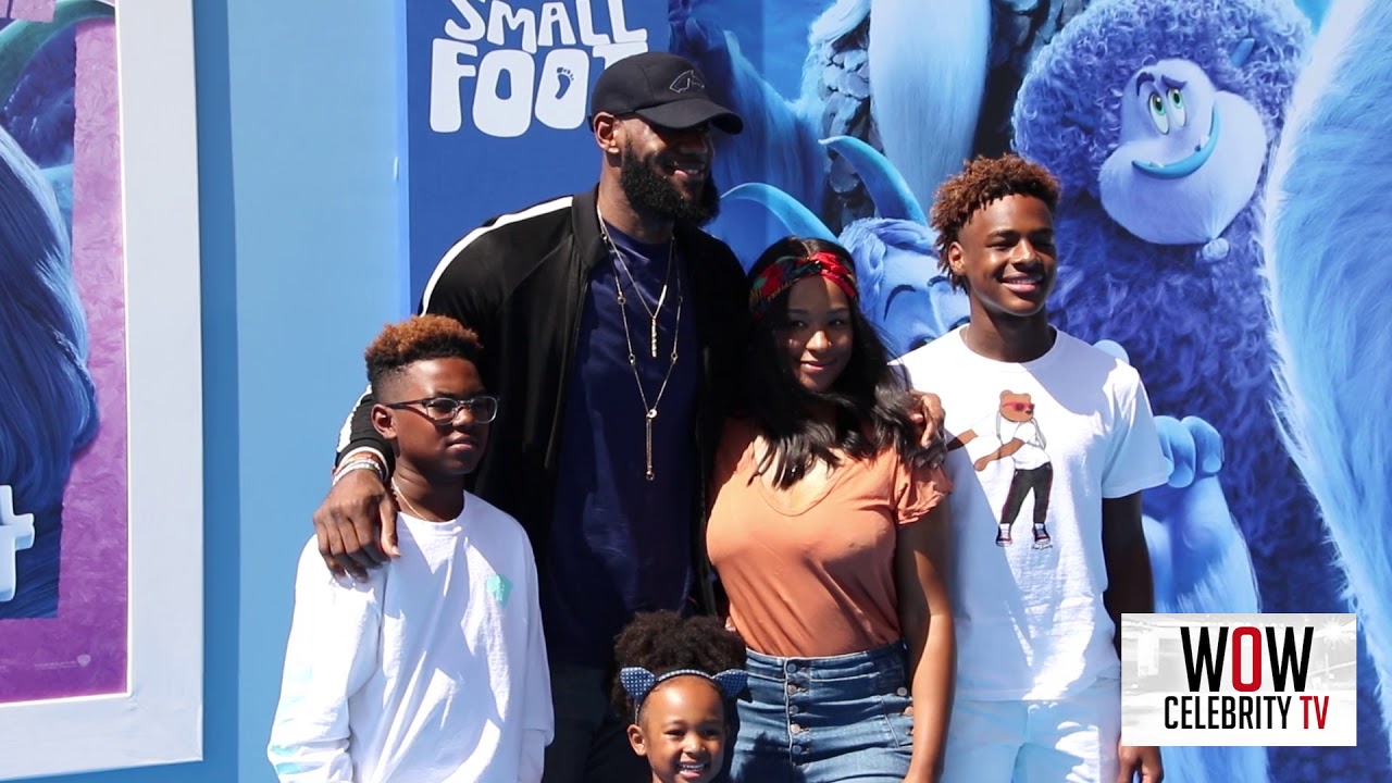 Lebron James Arrives to Smallfoot Premiere in Westwood - YouTube