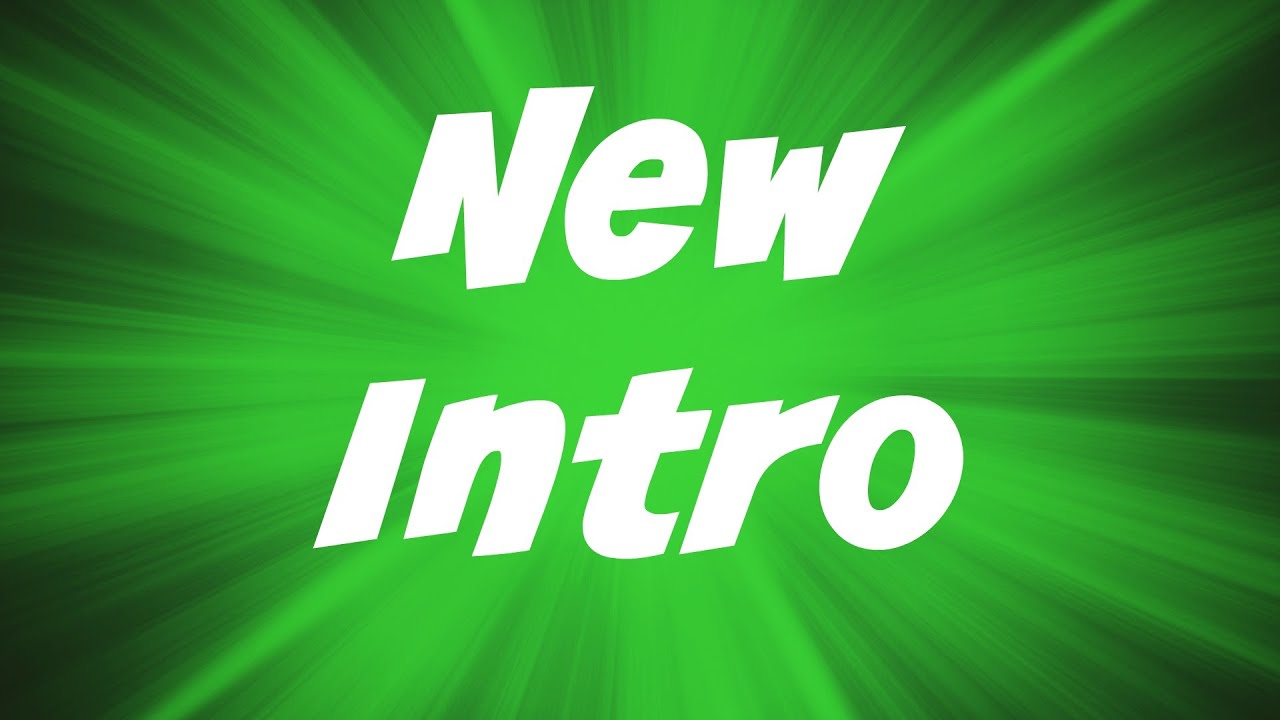 My New Intro | Awesome Intro | If You Like It Leave A Like - YouTube